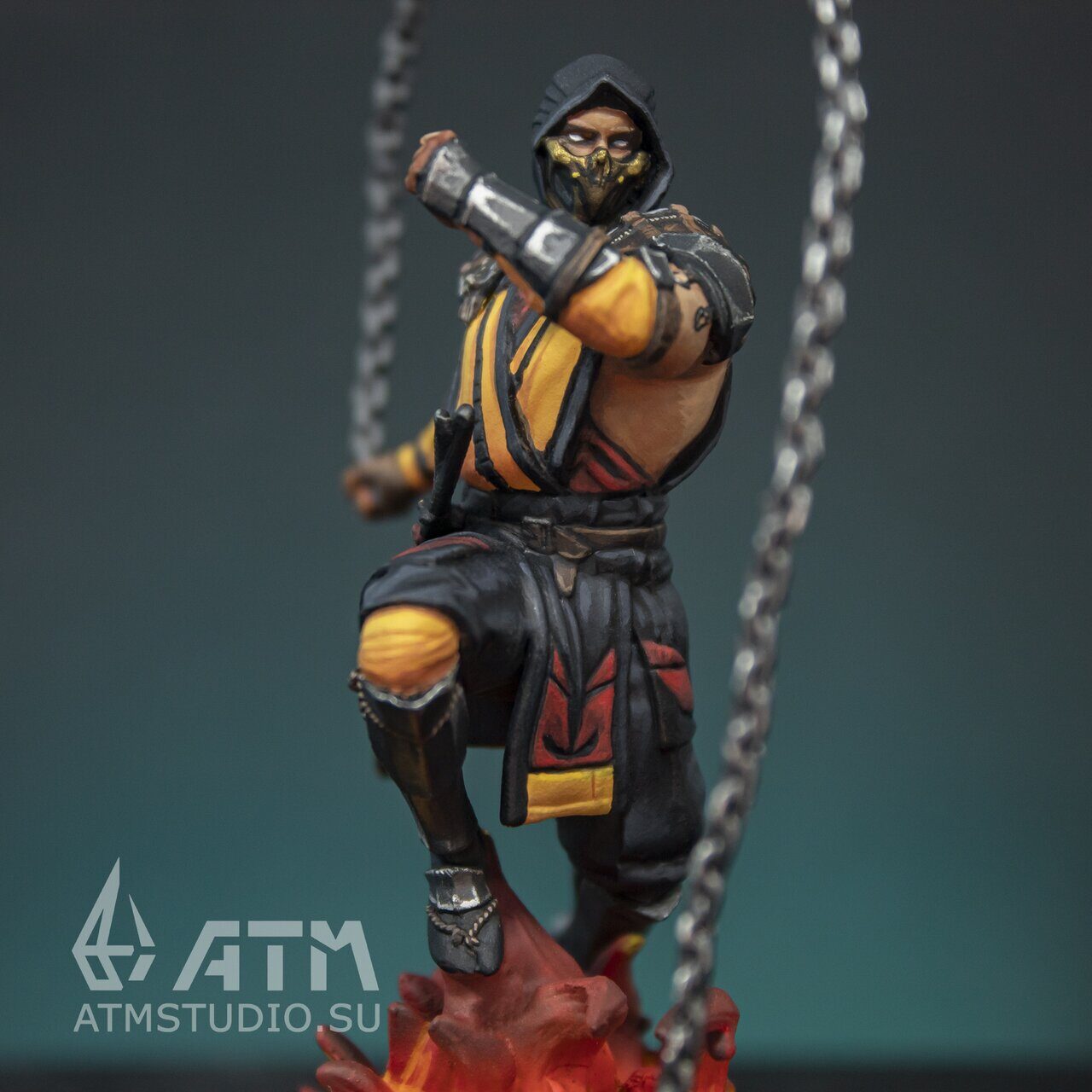 Скорпион / Scorpion коллекционная фигурка Mortal Kombat - ATM